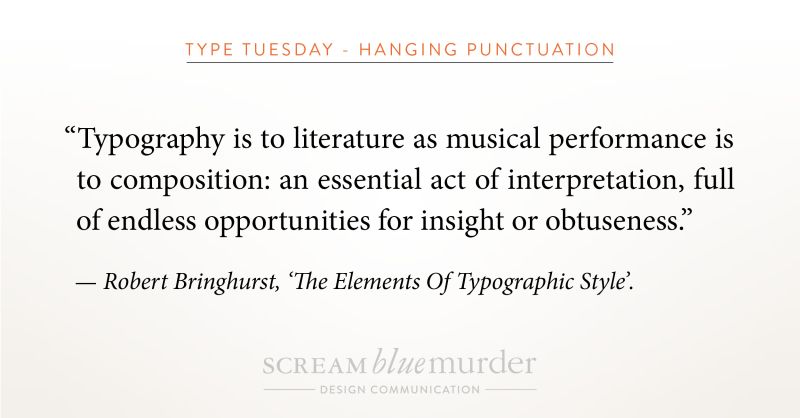 Type Tuesday - Hanging punctuation – what is it? - Norfolk Chamber of ...