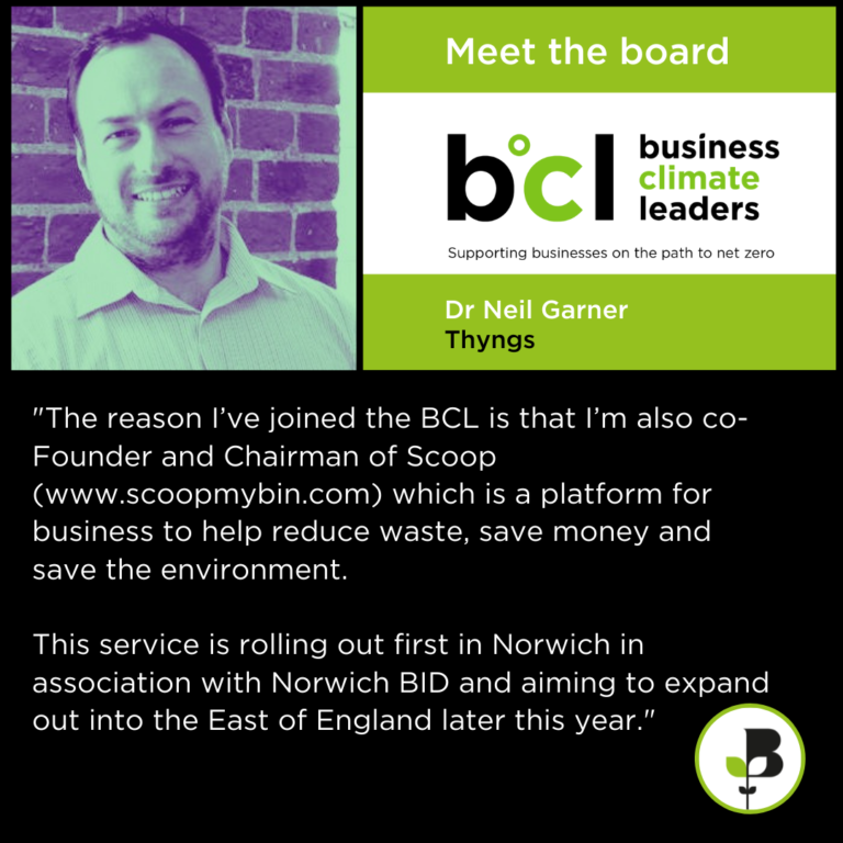 Dr Neil Garner - Norfolk Chambers of Commerce