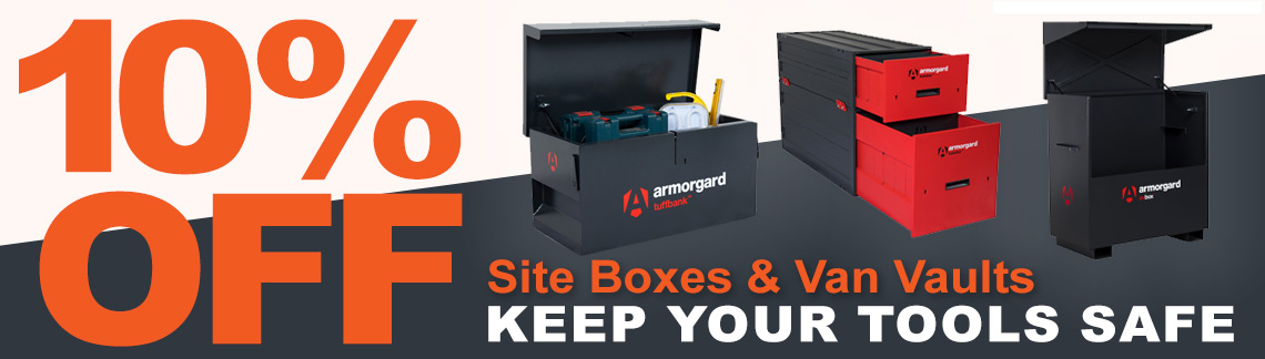 10% off site boxes and van vaults, keep your tools safe - Norfolk ...
