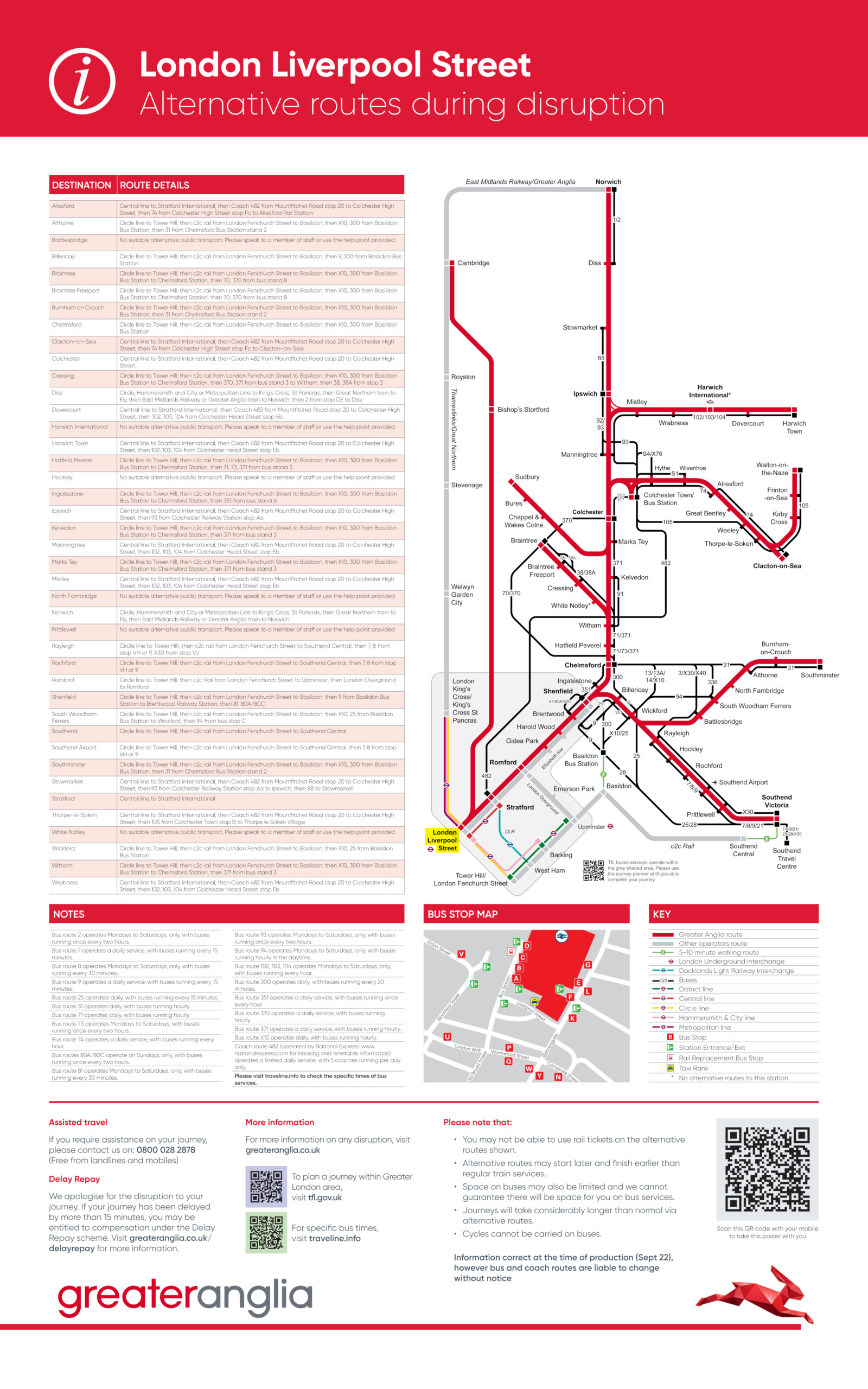 Greater Anglia creates maps to keep customers moving during delays ...