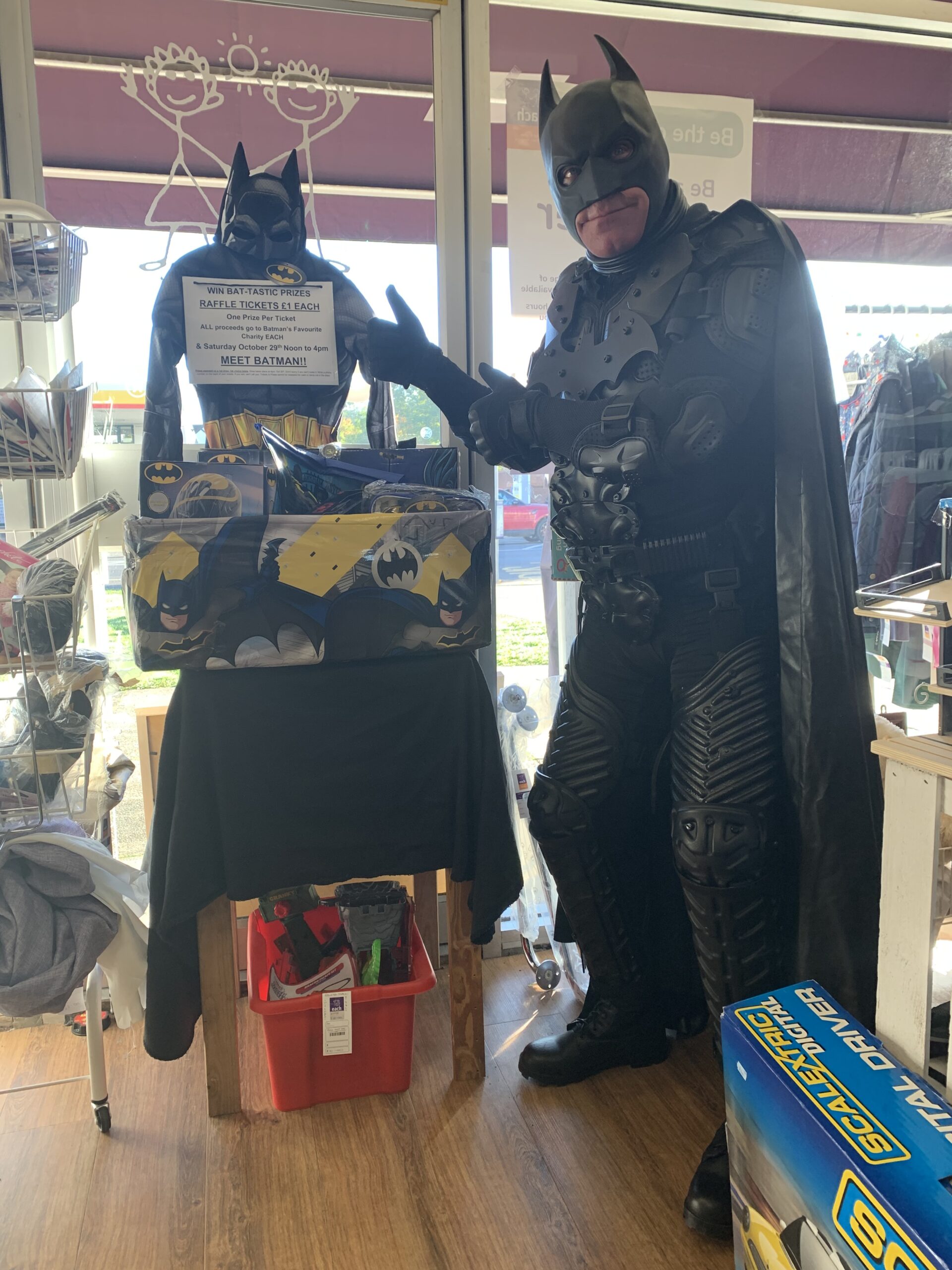 Bat’s the way to do it! The Caped Crusader is swooping into action for ...