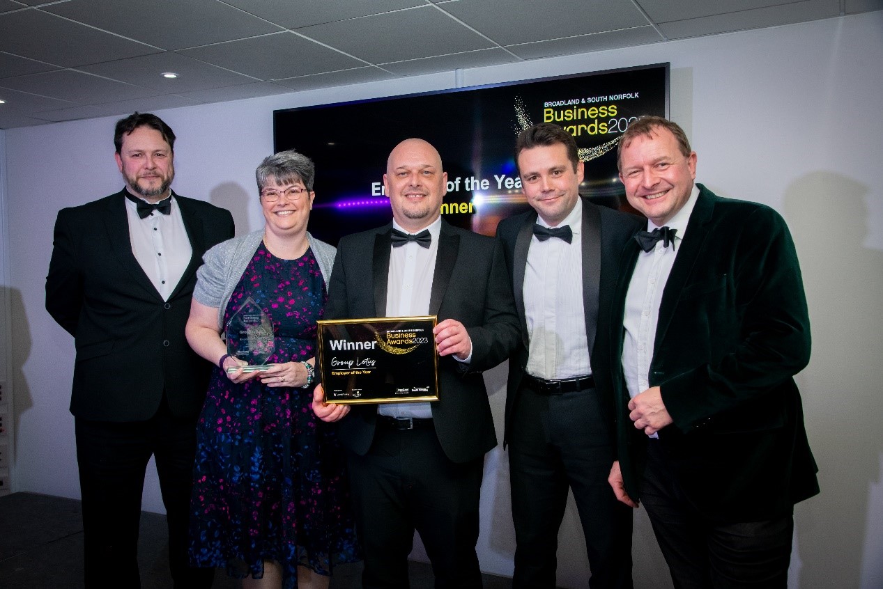 Lotus wins ‘Employer of the Year 2023’ at Broadland and South Norfolk ...